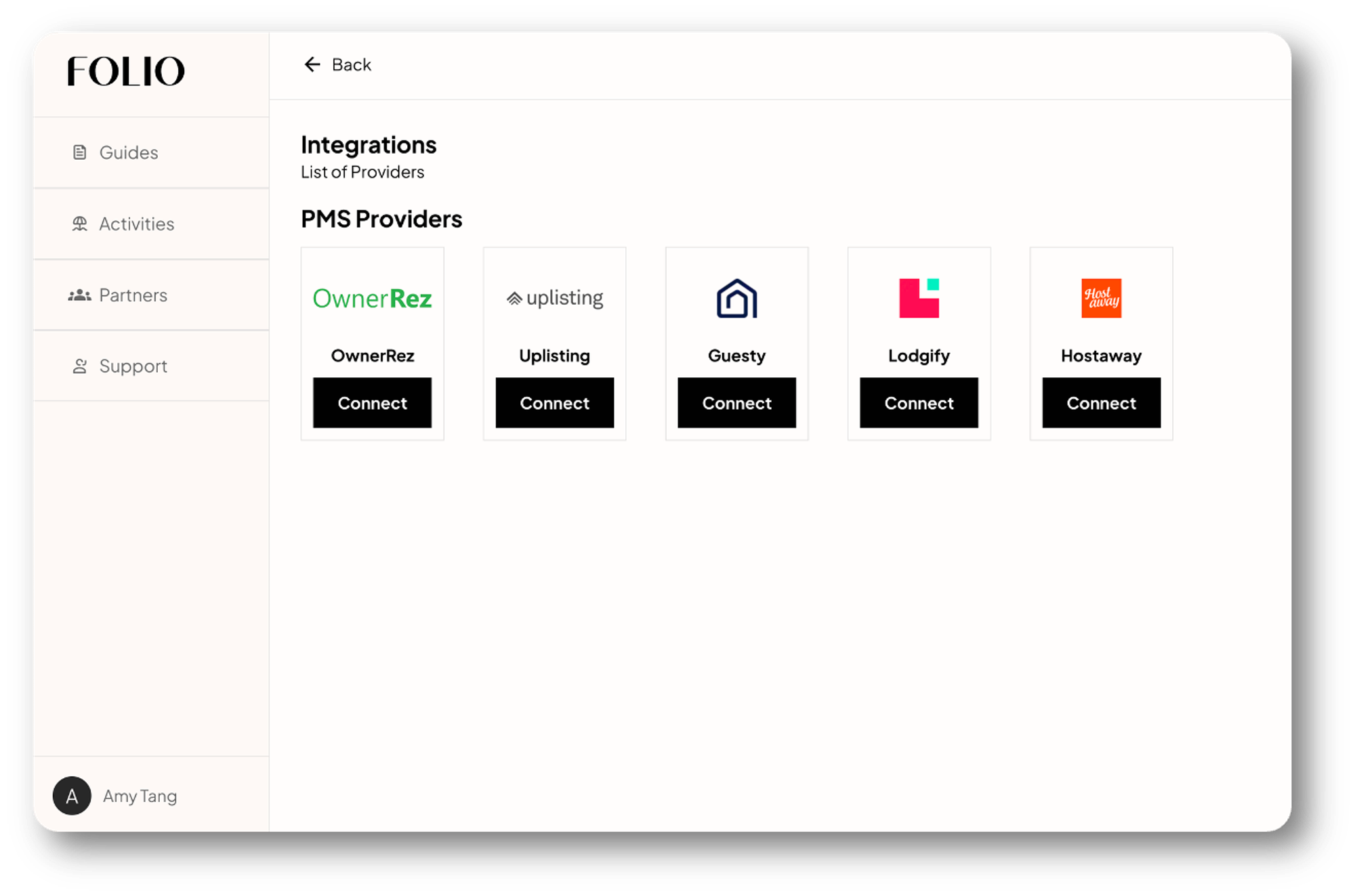How to connect with Folio? – Hostaway