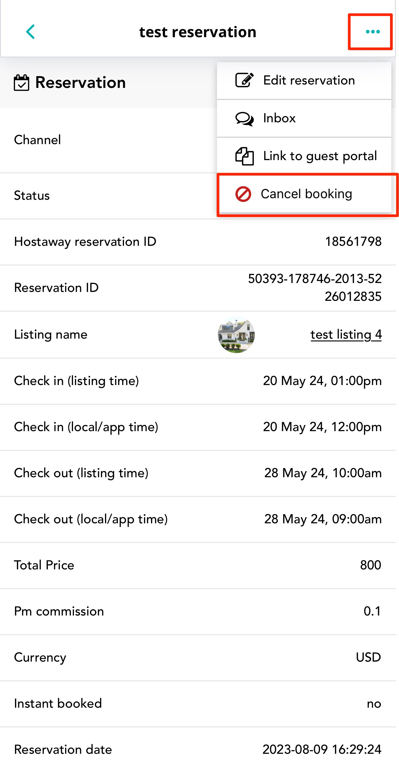Reservations: Delete vs. Cancel a reservation – Hostaway
