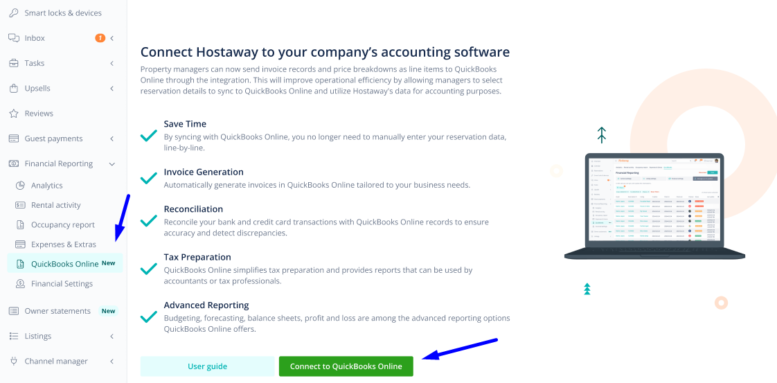 QuickBooks Online: Integration Guide – Hostaway